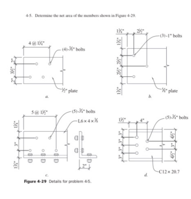 Solved Details please . by using the formula total net area | Chegg.com