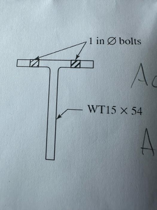 Solved 4) Determine the gross and net areas of the sections | Chegg.com