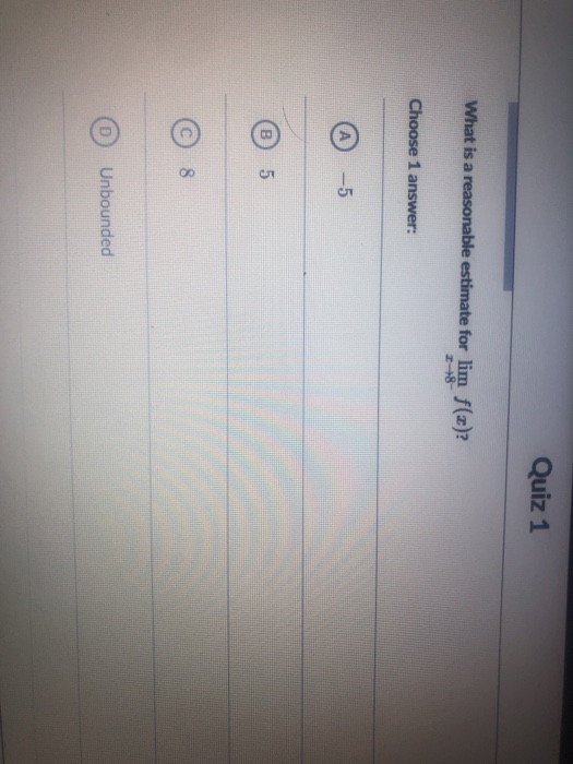 Solved Quiz 1 The function f is defined over the real | Chegg.com