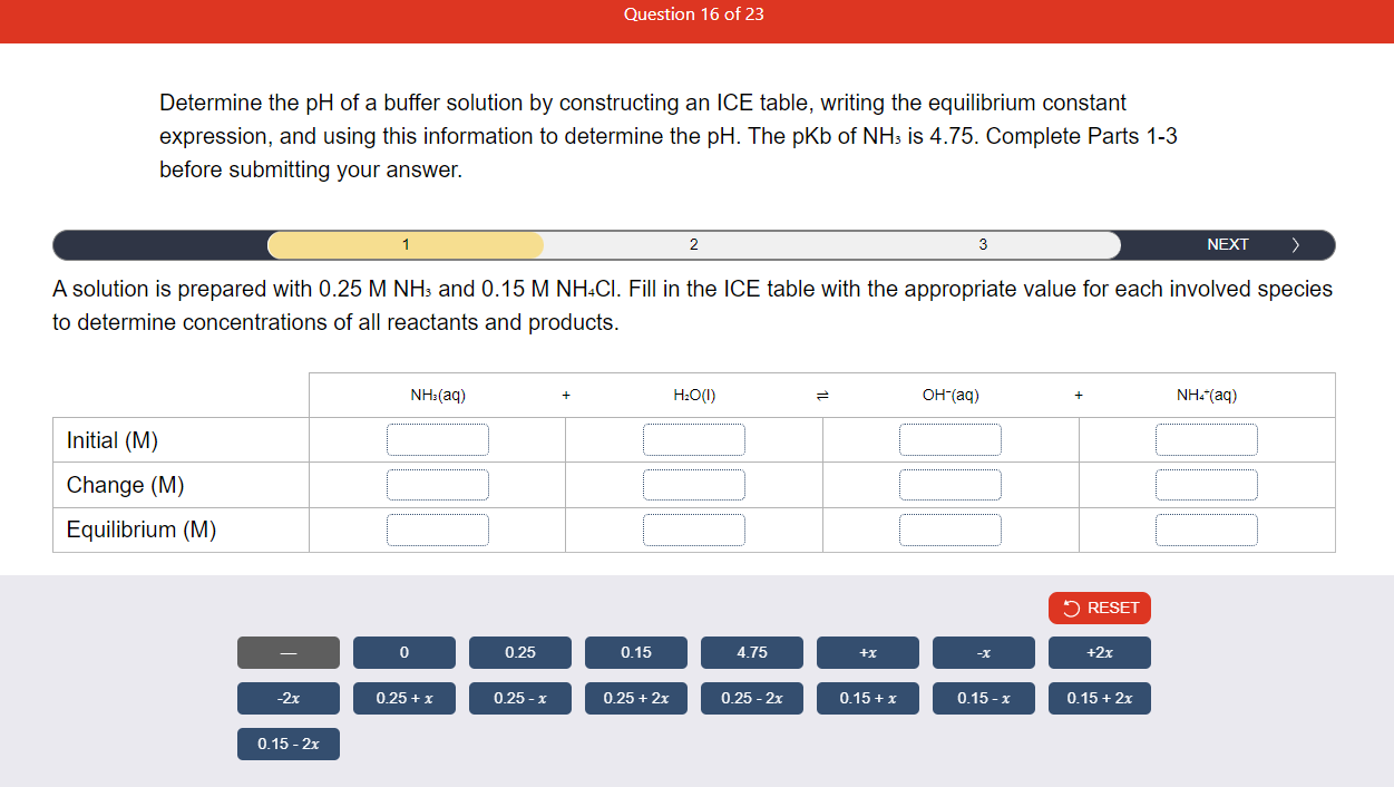 Solved Determine the pH ﻿of a buffer solution by | Chegg.com