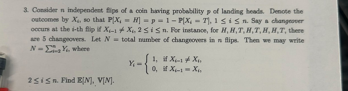 Solved Consider n ﻿independent flips of a coin having | Chegg.com