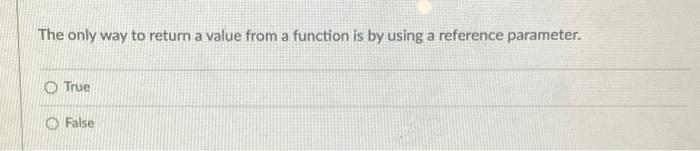 Solved Formal parameters are variables listed in the | Chegg.com