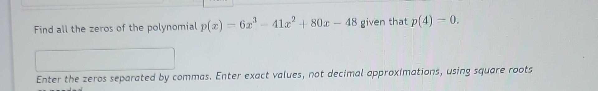 Solved Write the factored form of the polynomial function | Chegg.com