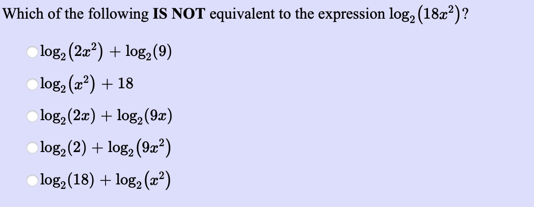 High Quality SOLUTION Which of ﻿the following IS ﻿NOT equivalent to ﻿the | Chegg.com