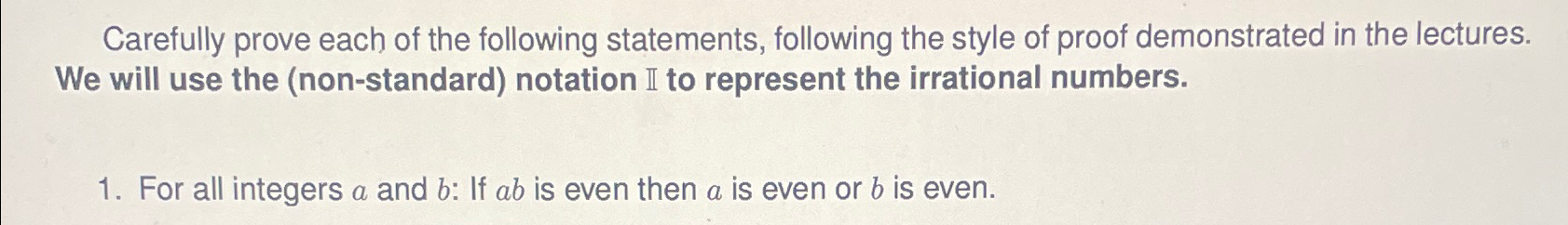 Solved Carefully prove each of the following statements, | Chegg.com