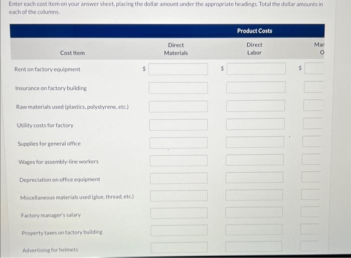 Solved Marin Company specializes in manufacturing a unique | Chegg.com