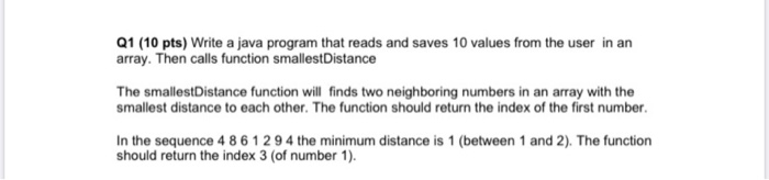Solved Q1 (10 pts) Write a java program that reads and saves | Chegg.com