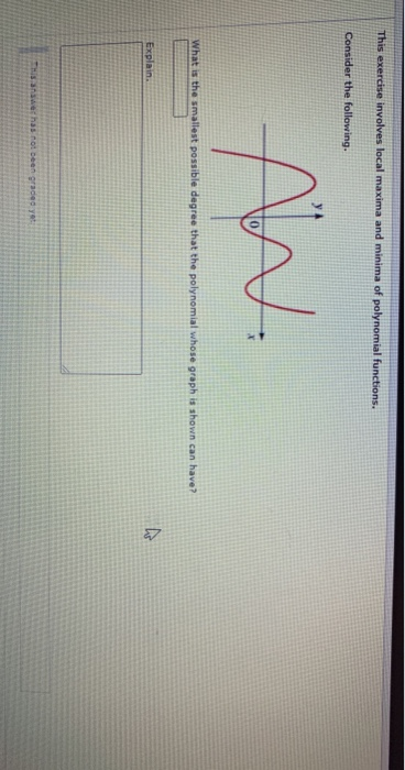 Solved This exercise involves local maxima and minima of | Chegg.com