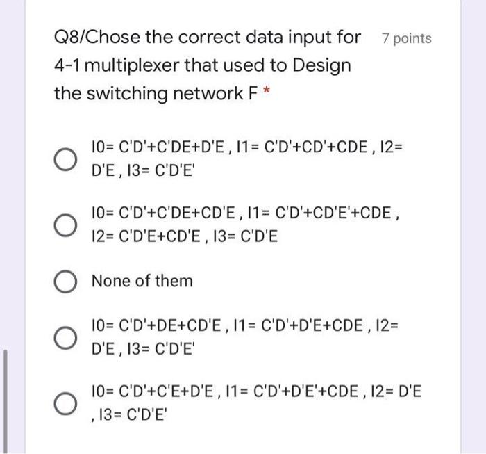 Solved Q9/To input and output data to 12-bit 3 points | Chegg.com