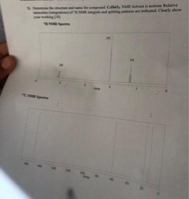 Solved a) Deamine the stmuenure and tame for compound: | Chegg.com
