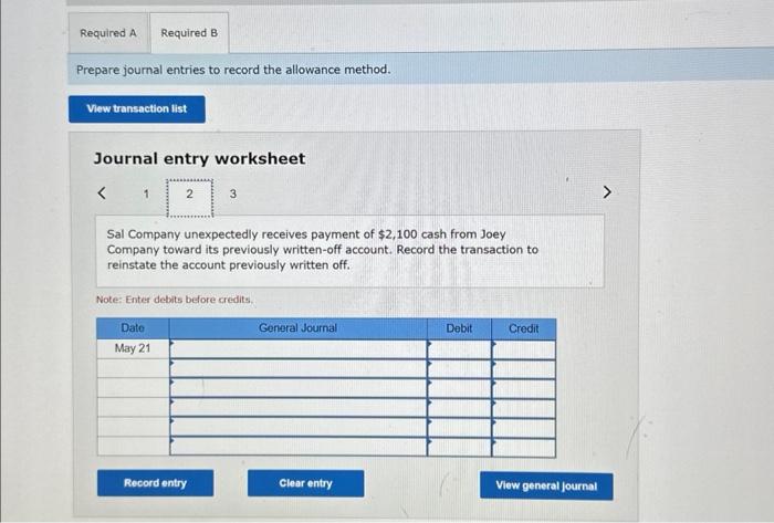 Solved repare journal entries to record the following under | Chegg.com