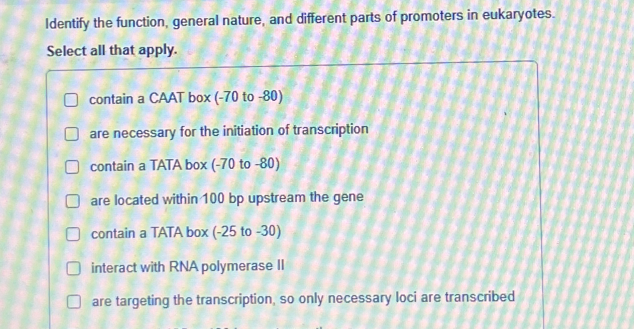 Solved Identify the function, general nature, and different | Chegg.com