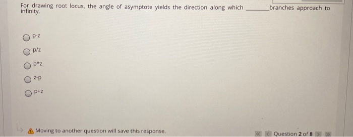Solved For drawing root locus, the angle of asymptote yields | Chegg.com
