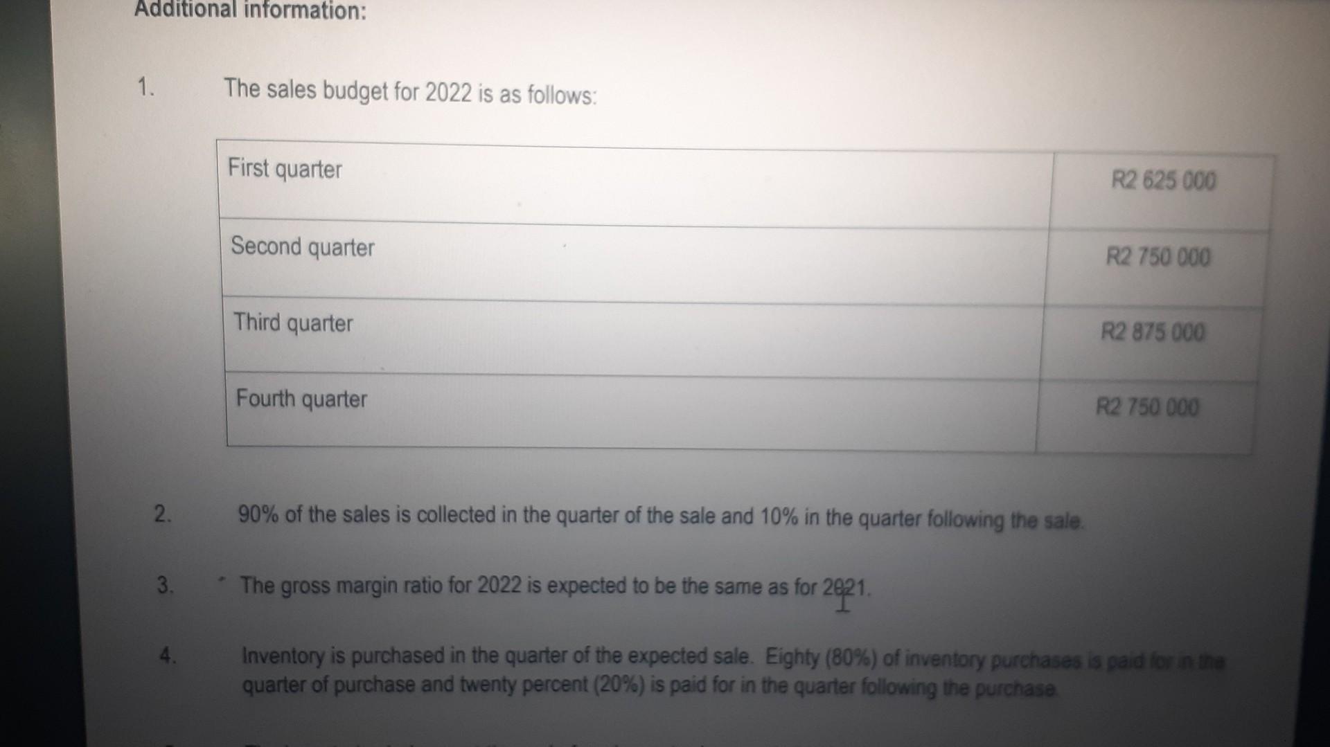 Solved Use the information provided above to prepare the | Chegg.com