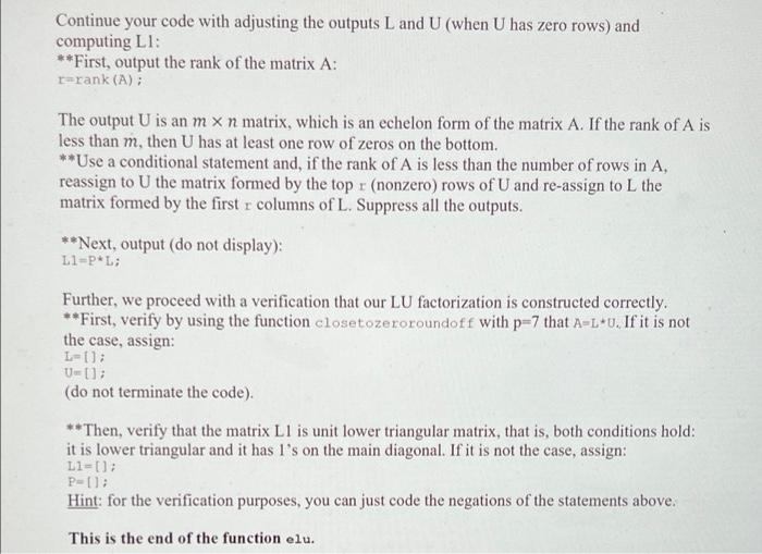 Solved **Create a function in MATLAB that begins with | Chegg.com