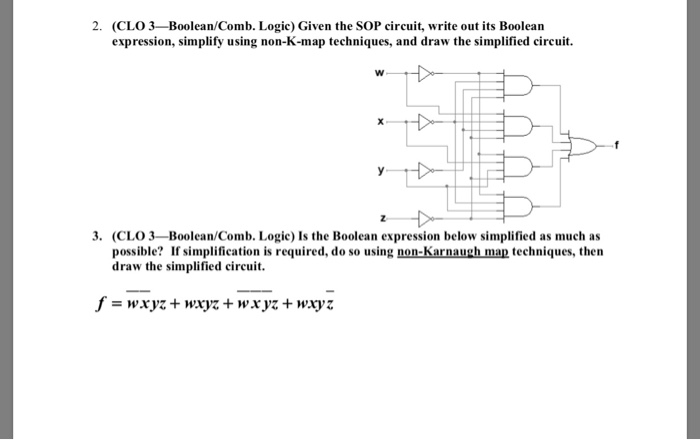 Solved 7. (CLO 3-Boolean/Comb. Logic) For the Karnaugh map | Chegg.com