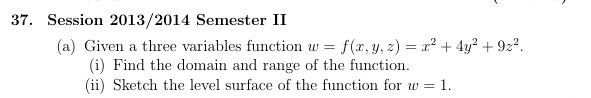 Solved Session 2013/2014 ﻿Semester II(a) ﻿Given a three | Chegg.com