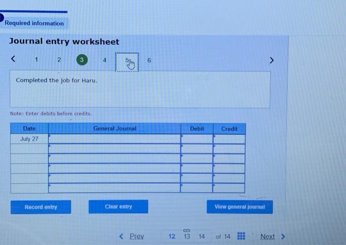 Required information Exercise 3-20A (Algo) Recording | Chegg.com