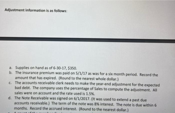 Solved Problem 4 - Worksheet for a Merchandising Entity | Chegg.com