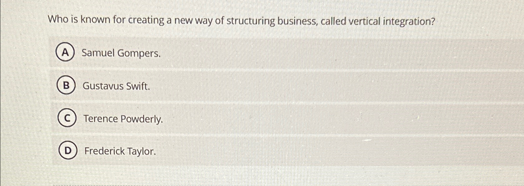 Solved Who is known for creating a new way of structuring | Chegg.com