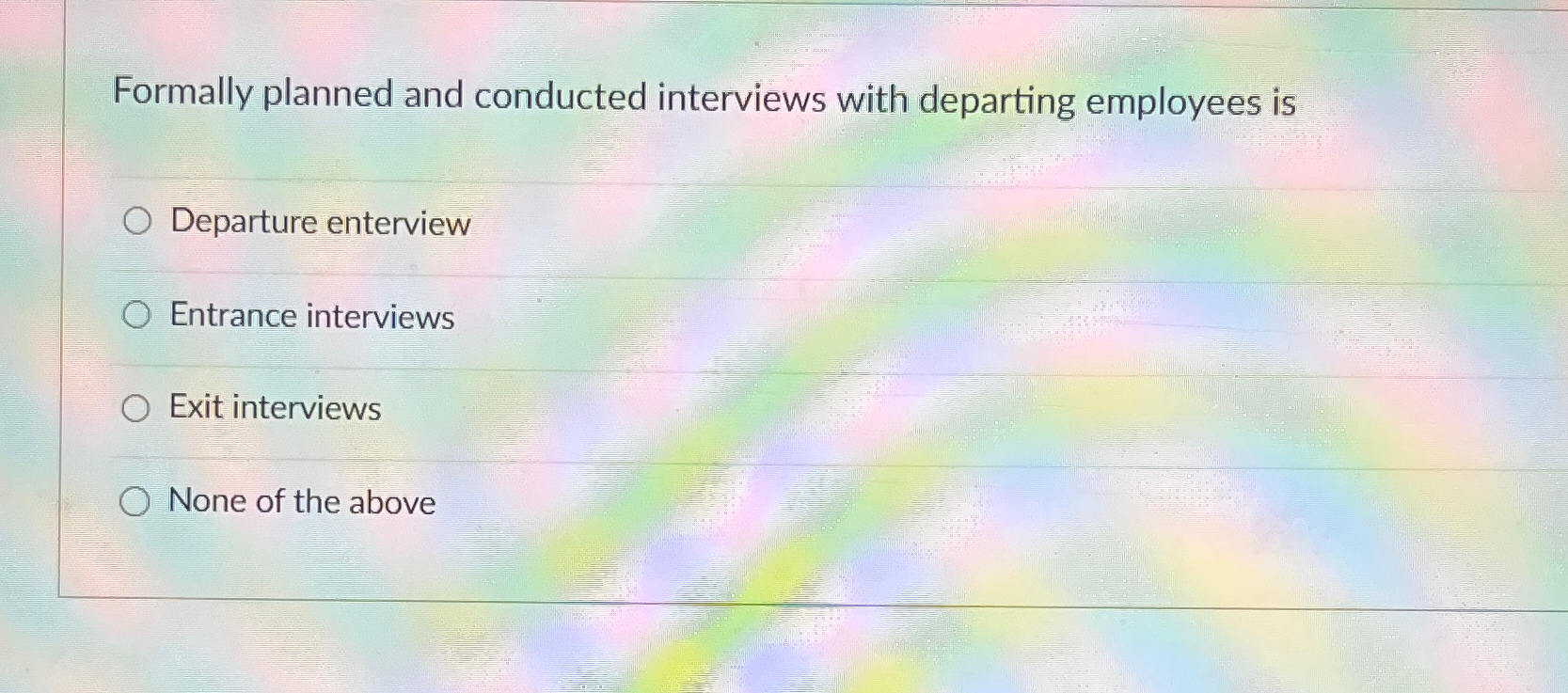 Solved Formally planned and conducted interviews with | Chegg.com
