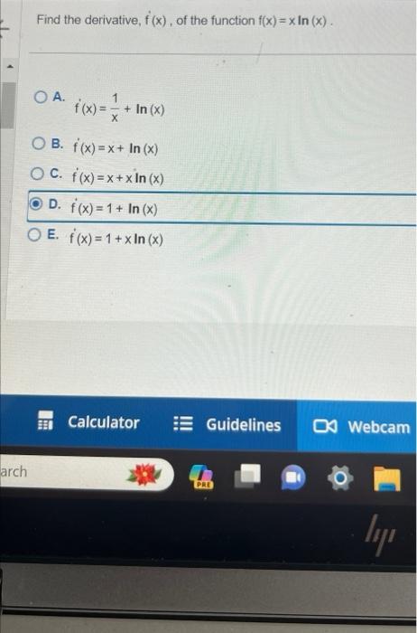 Solved arch Find the derivative, f'(x), of the function f(x) | Chegg.com