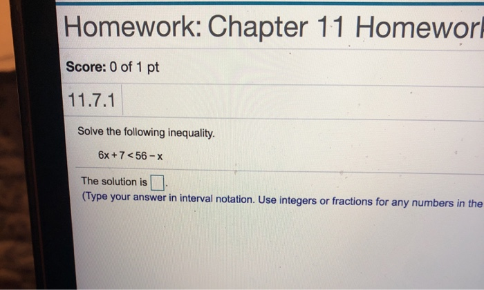 Solved Homework Chapter 11 Homeworl Score 0 Of 1 Pt 11 7 1