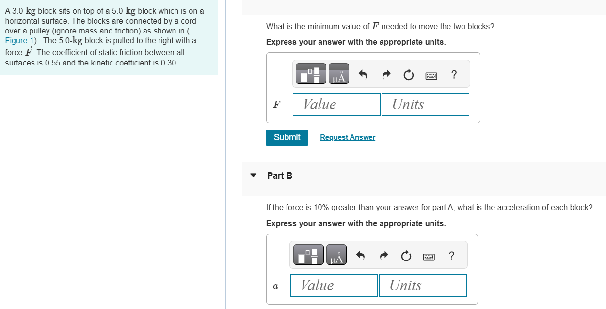 Solved A \( 3.0-\mathrm{kg} \) ﻿block sits on top of a | Chegg.com