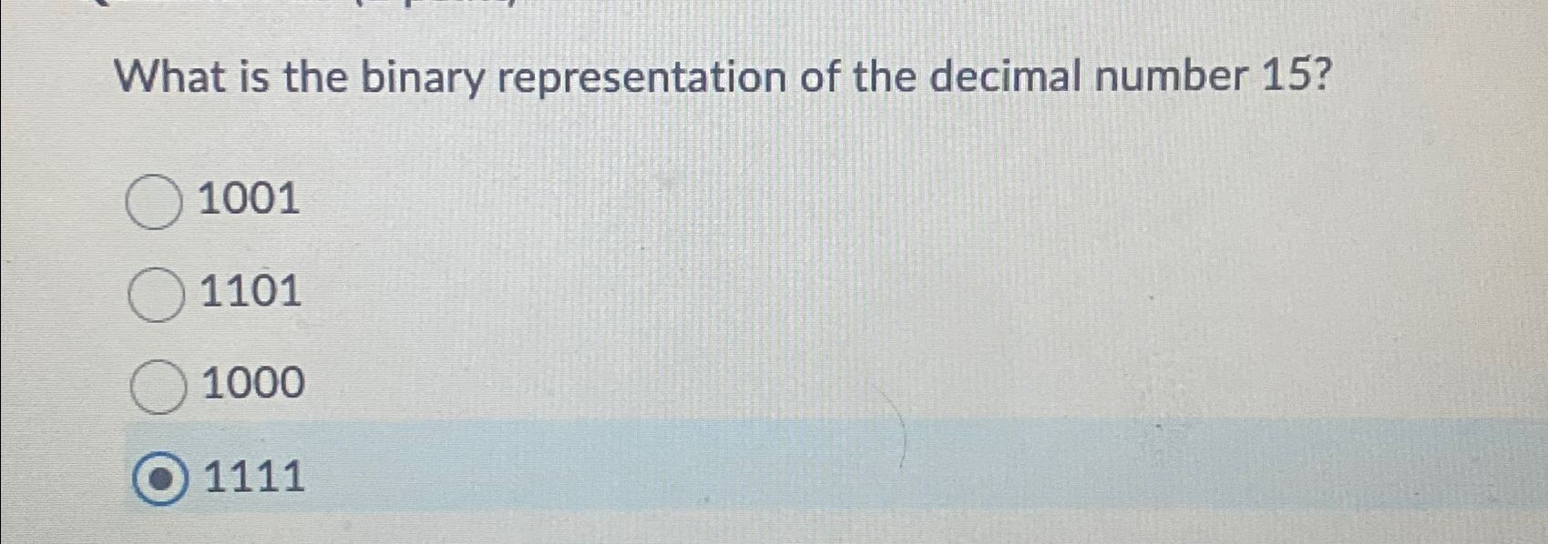 Solved What is the binary representation of the decimal | Chegg.com