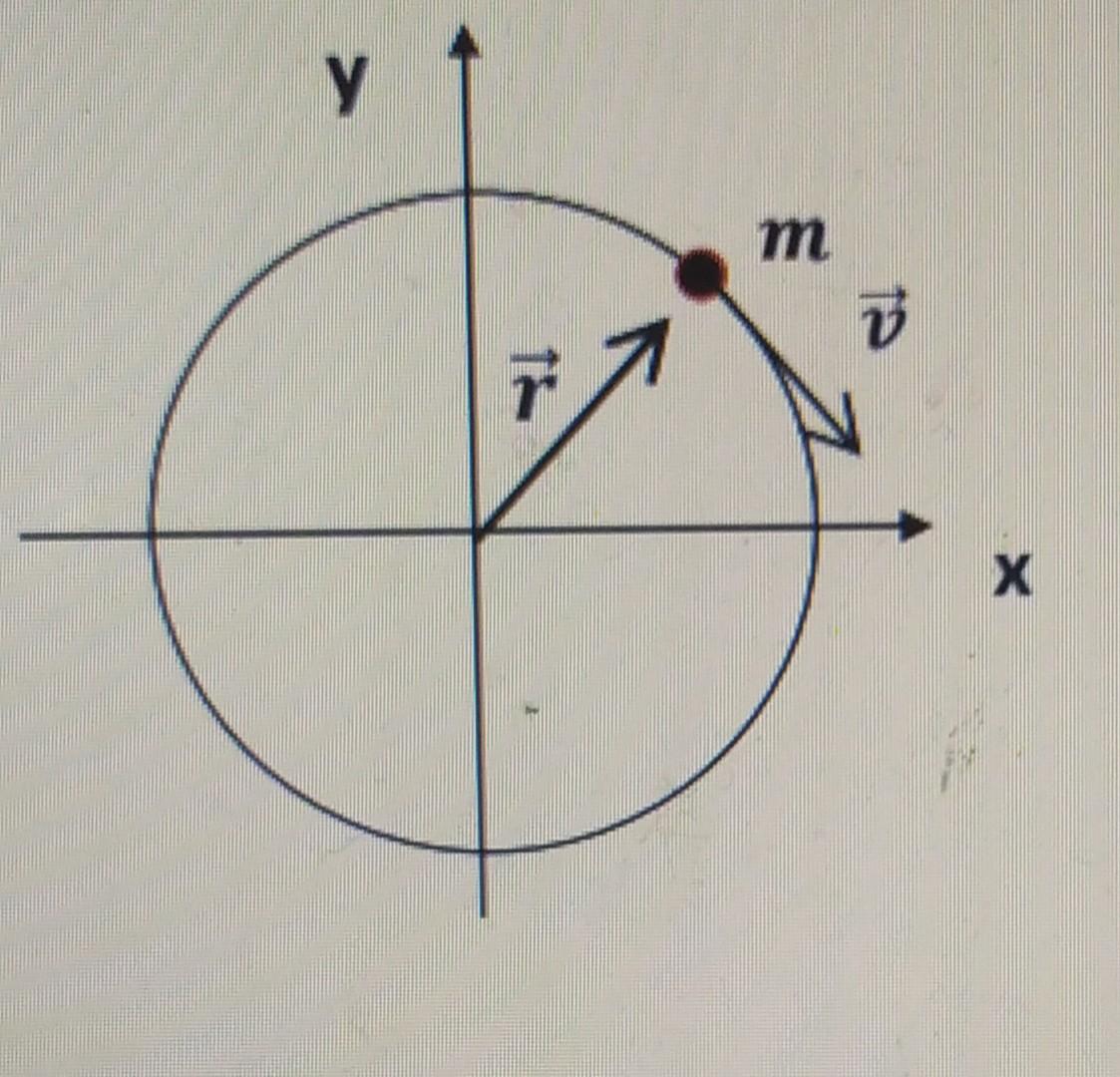 Solved 1) An object with a mass of 1 kg moves in a clockwise | Chegg.com