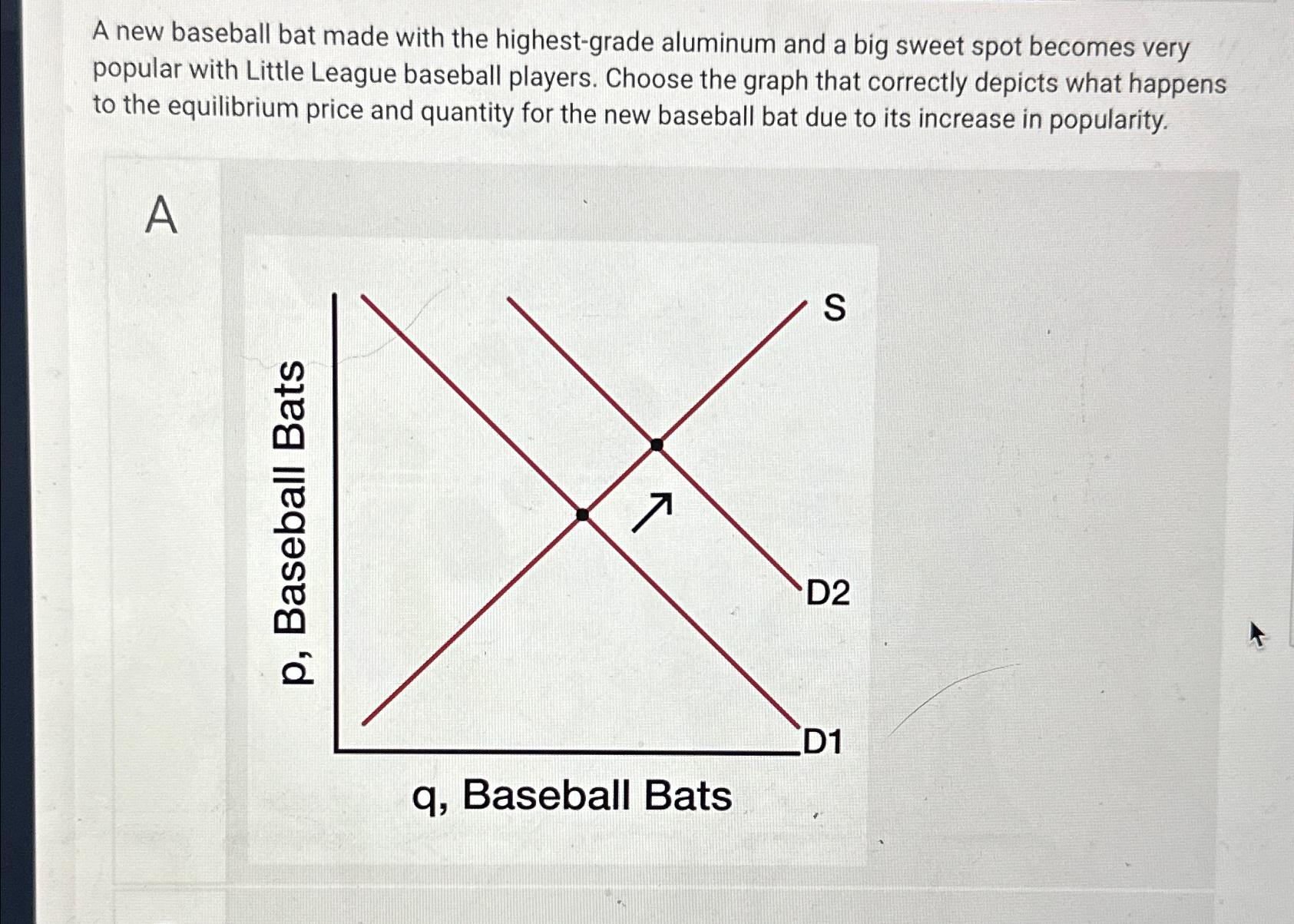 Solved A new baseball bat made with the highest-grade | Chegg.com