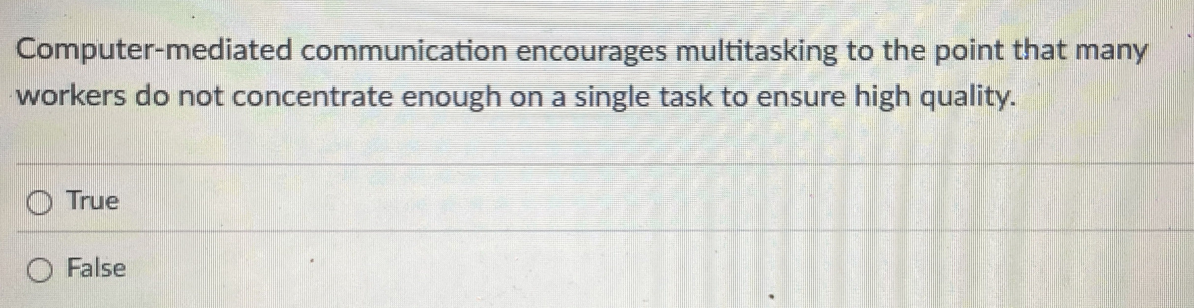 Solved Computer-mediated communication encourages | Chegg.com