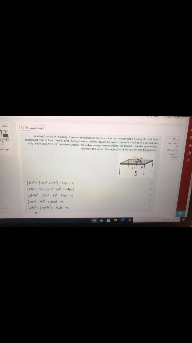Solved A object mass m ﻿is sliding treely on a frictionless | Chegg.com