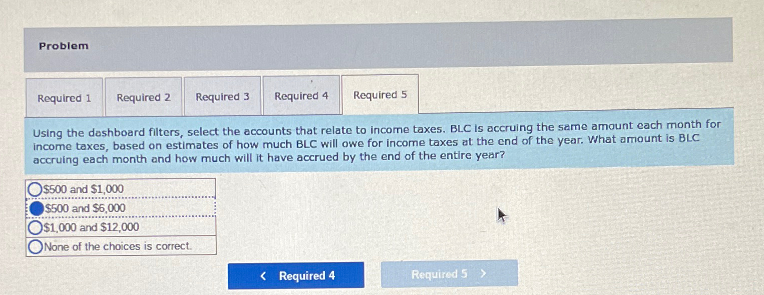 Solved ProblemRequired 1Required 2Required 3Required | Chegg.com