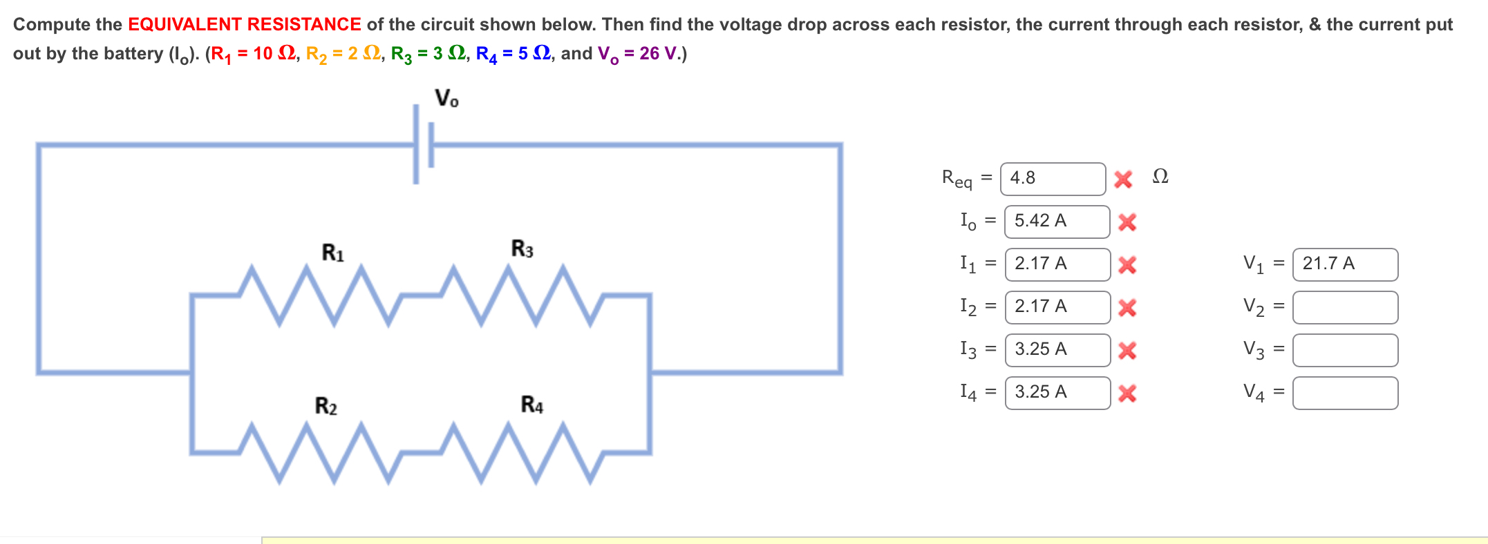 Solved Compute the EQUIVALENT RESISTANCE of the circuit | Chegg.com
