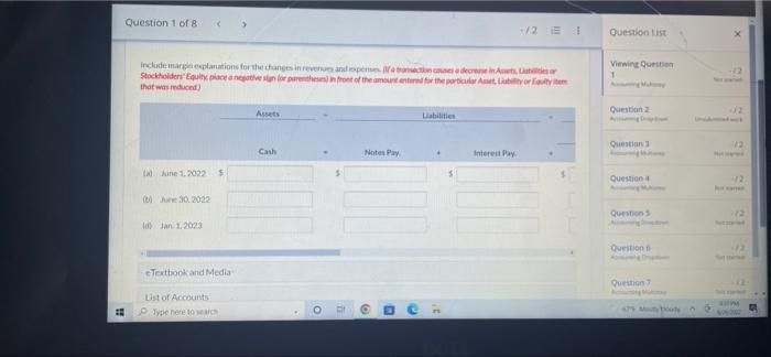 Solved + Module 6 Assignment 1 Question 1 of 8