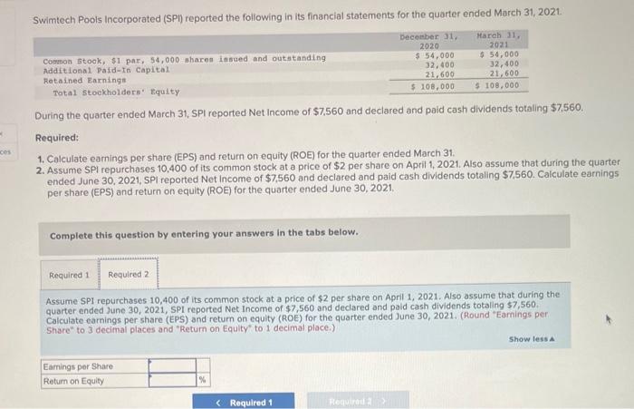 Solved E11-17 (Algo) Determining the Effect of a Stock | Chegg.com