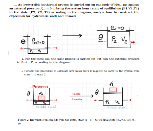Solved ANSWER ONLY THE SECOND QUESTION.An irreversible | Chegg.com