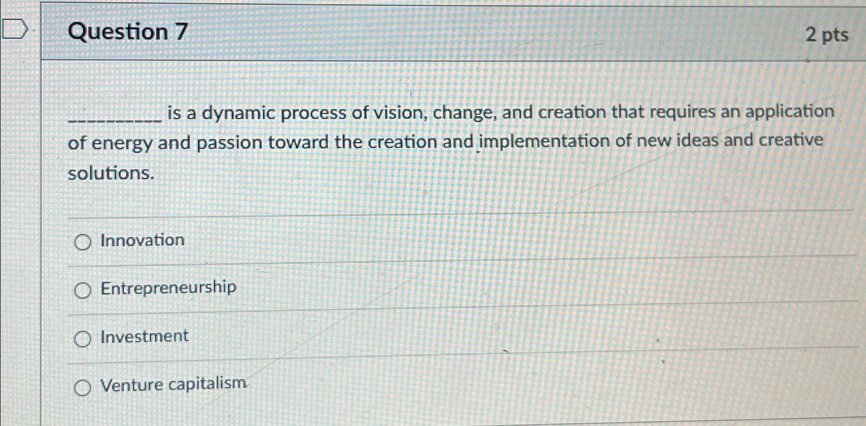 Solved Question 72 ﻿ptsis a dynamic process of vision, | Chegg.com