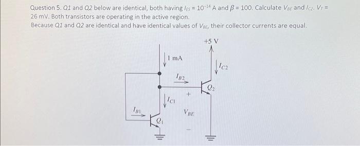 Solved Question 5. Q1 and Q2 below are identical, both | Chegg.com