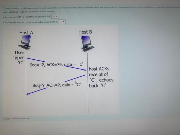 Solved Consider Hout and oth are communicating the TCP | Chegg.com