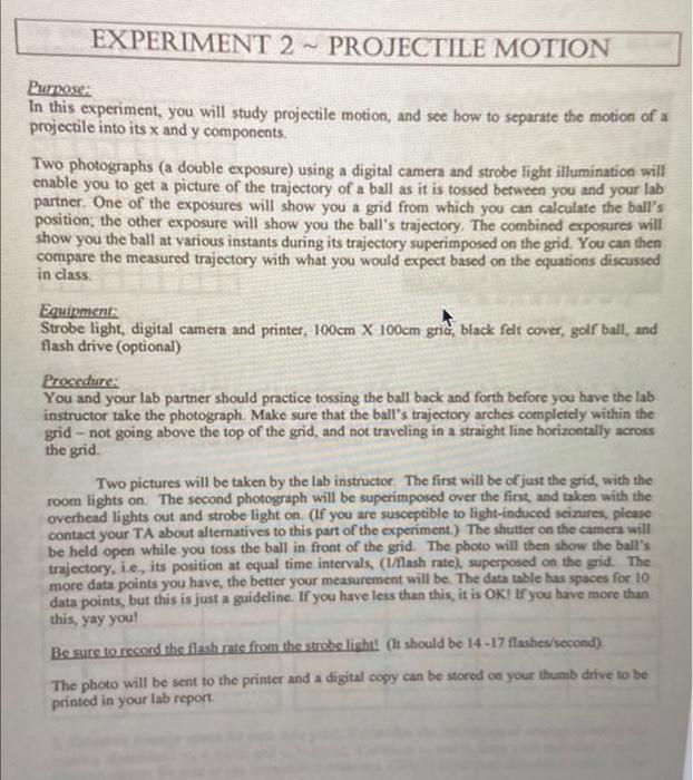 Purpose: In this experiment, you will study | Chegg.com