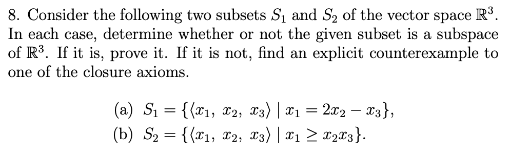 Solved Consider the following two subsets S1 ﻿and S2 ﻿of the | Chegg.com