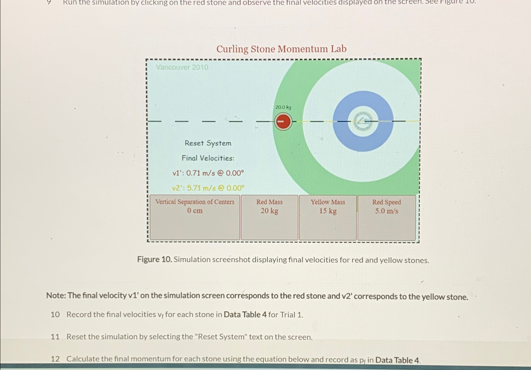 Solved Run the simulation by clicking on the red stone and | Chegg.com