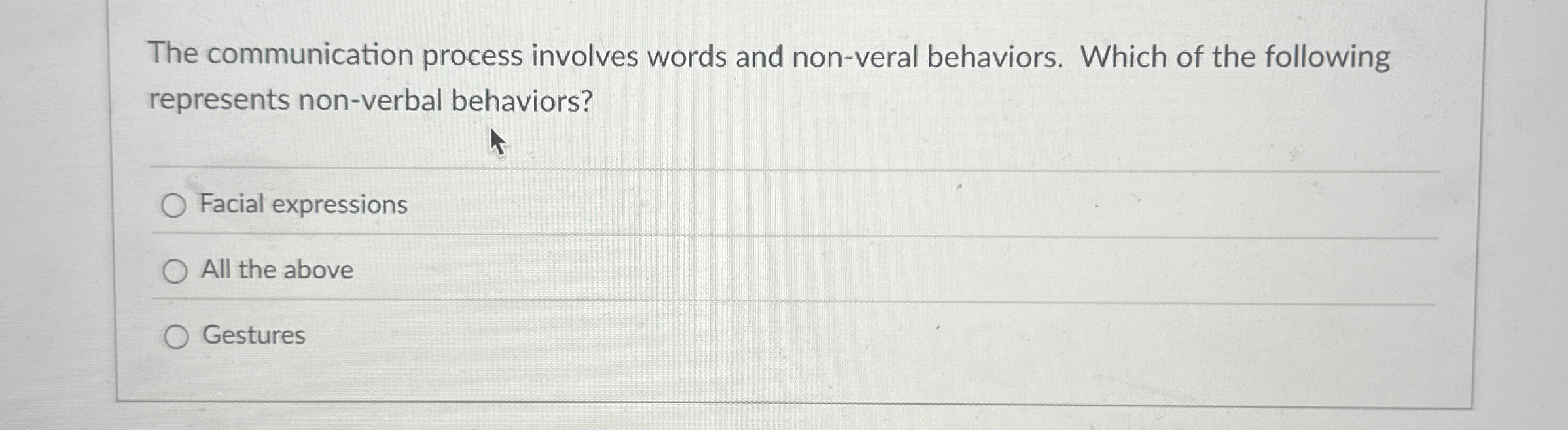 Solved The communication process involves words and | Chegg.com