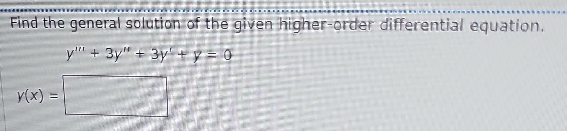 Solved Find the general solution of the given second-order | Chegg.com