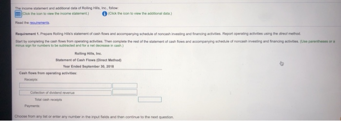 Solved The income statement and additional data of Rolling | Chegg.com