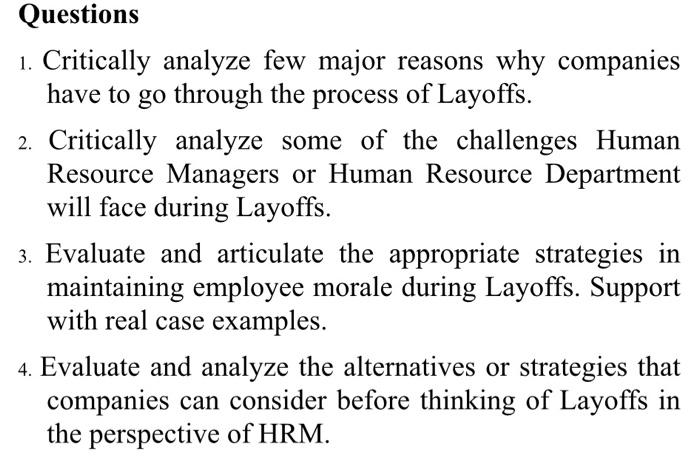 Shopee to conduct 'Mass Layoffs' across its Global | Chegg.com