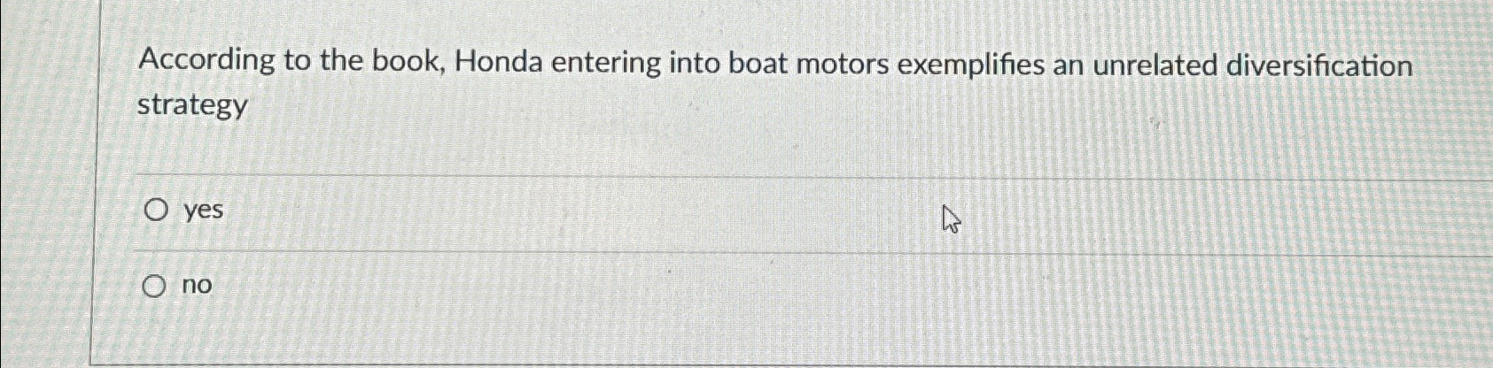 Solved According to the book, Honda entering into boat | Chegg.com