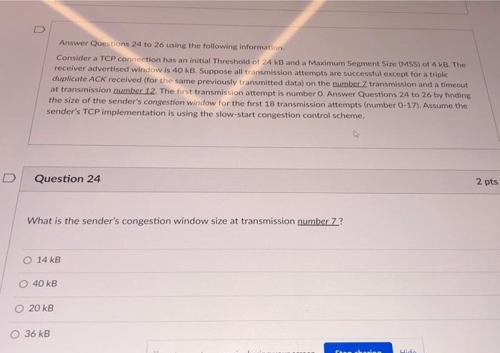 Solved Answer Questions 24 to 26 using the following | Chegg.com
